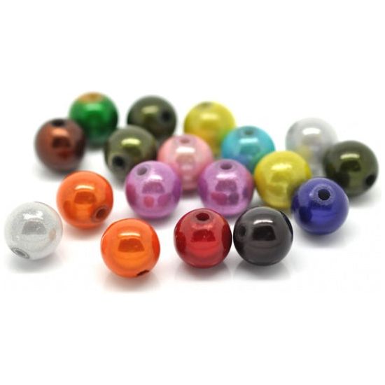 Acrylic Miracle Beads Mixed Colours 10mm Julz Beads UK